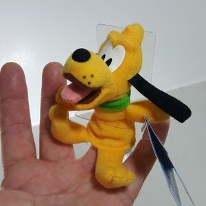 Disney | Other | Disney Pluto Finger Puppet Plush Stuffed Character ...
